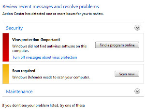 How do I Use the Action Center in Windows Vista or Windows 7?
