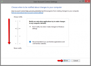 How to Turn Off UAC in Windows 8