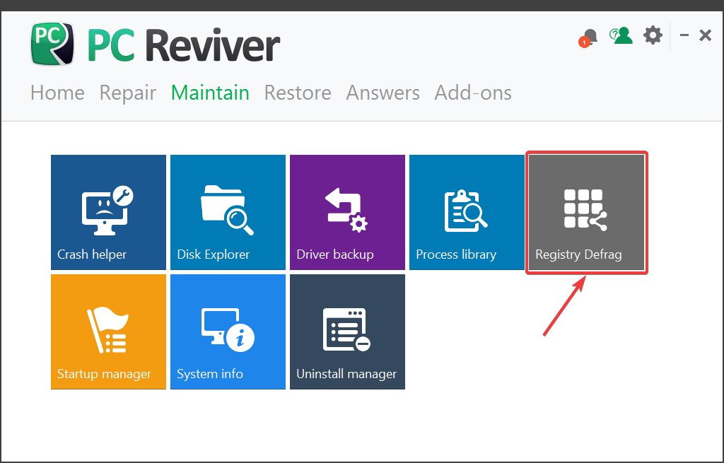 What does the Registry Defrag feature do? How do I use it?
